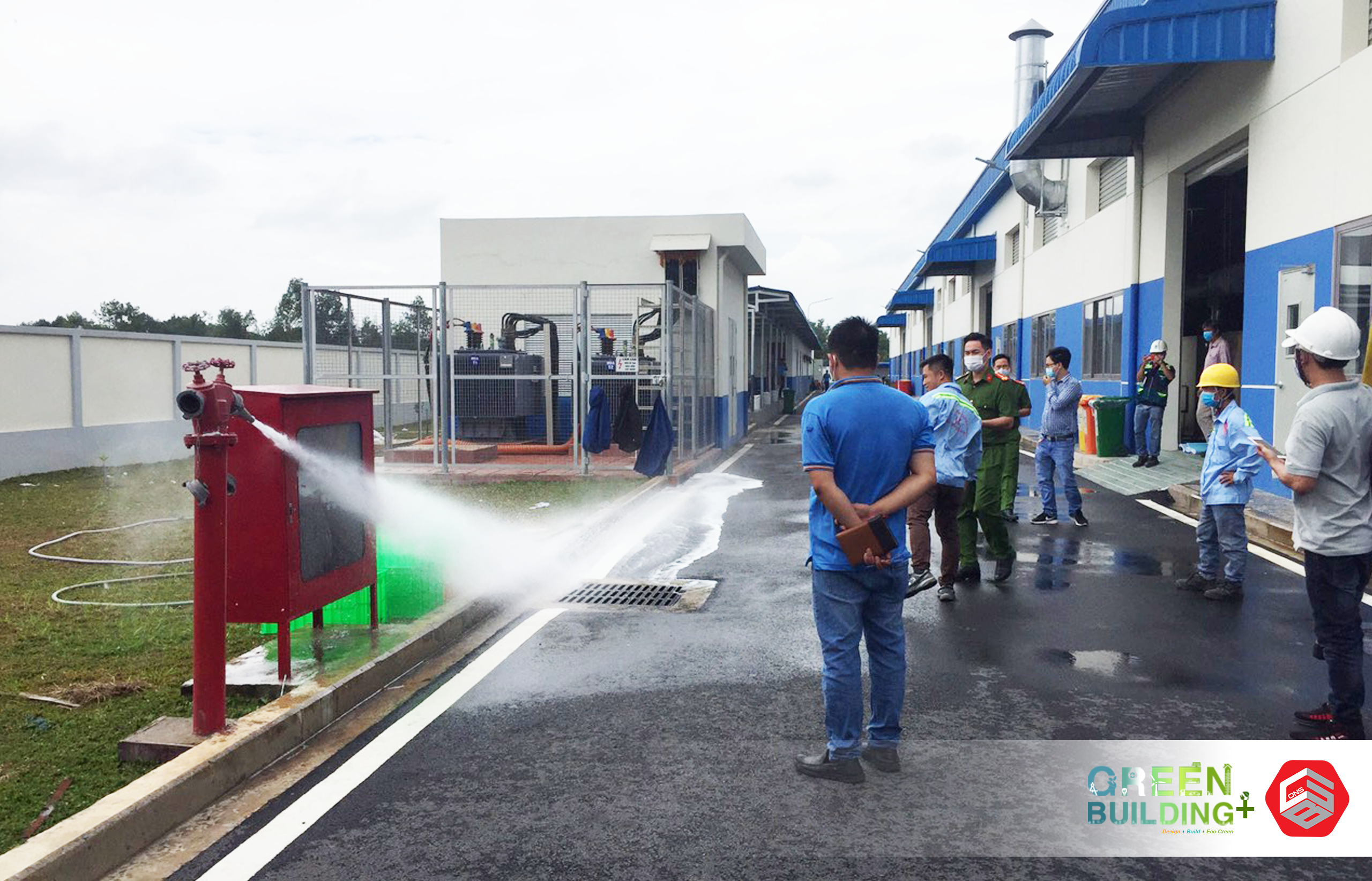 GBcons | Essons Amata Office & Factory Project completed Fire ...